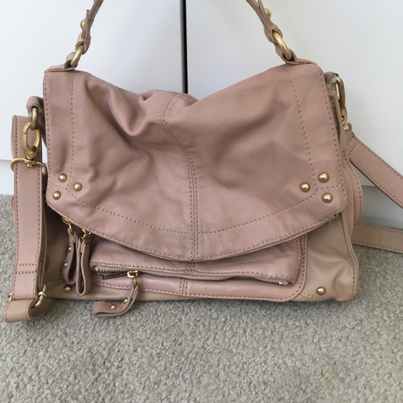 Hype | Bags | Hype Blush Leather Crossbody Handbag | Poshmark